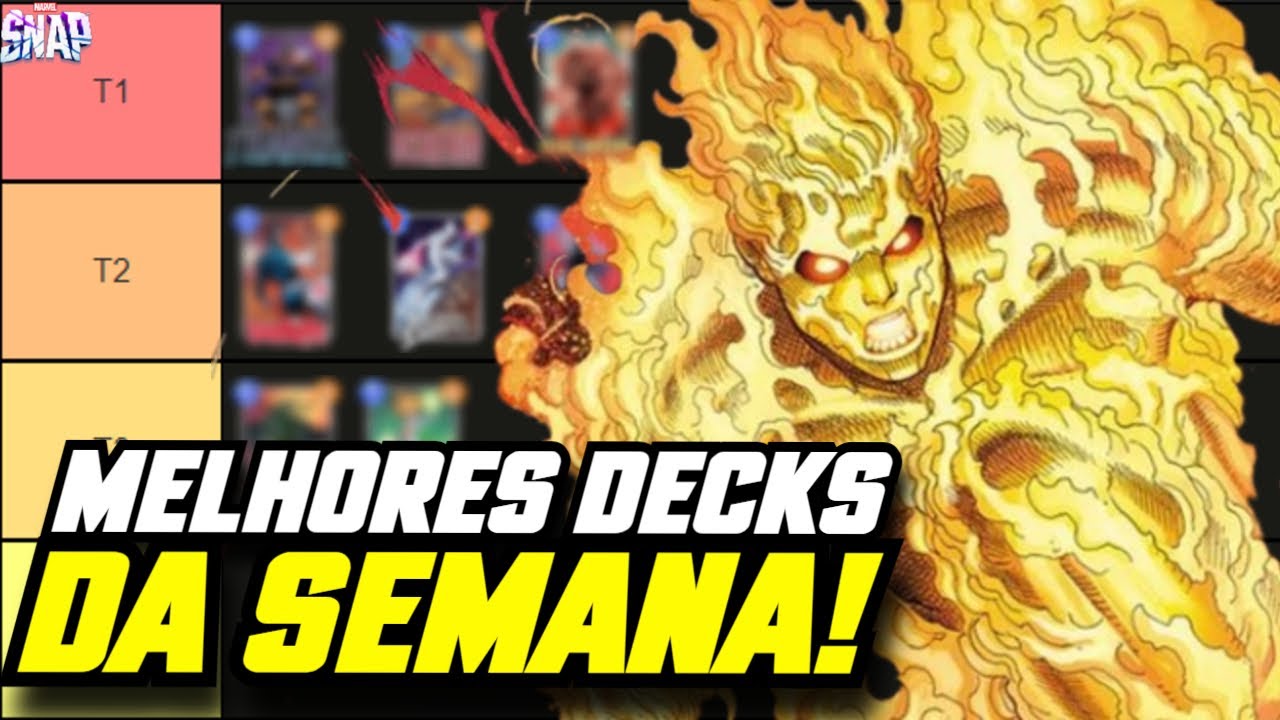 TIER LIST atualizada com os MELHORES DECKS da SEMANA! #22 | Marvel Snap ...