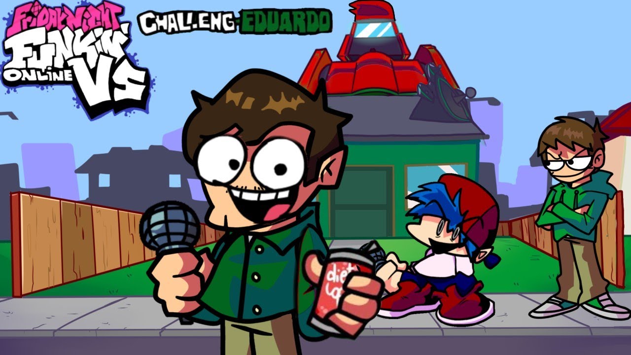 [REQUESTED by @jacobsworld7826 ] FNF Challeng-Edd (Both mix) but it's ...