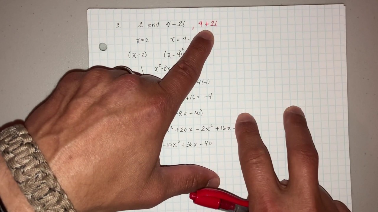 Algebra 2AB Writing Polynomial Functions From Imaginary And Radical algebra-2ab-writing-polynomial-functions-from-imaginary-and-radical