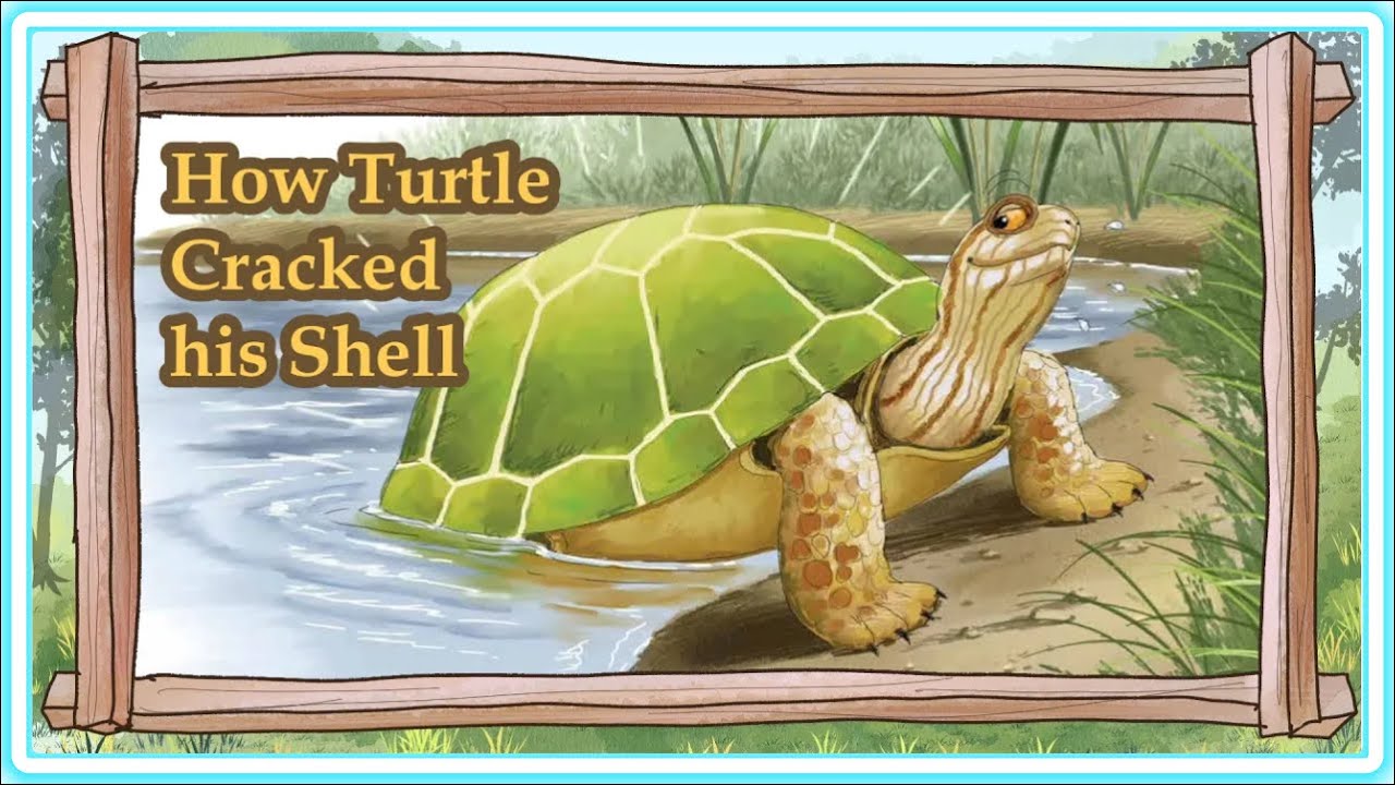 🌀 HOW TURTLE CRACKED HIS SHELL | Graded Reader 🔊 Pre-school-Grade ...