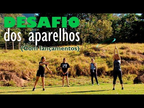 DESAFIO DE GINÁSTICA - APARELHOS DA GR com as cunhadas