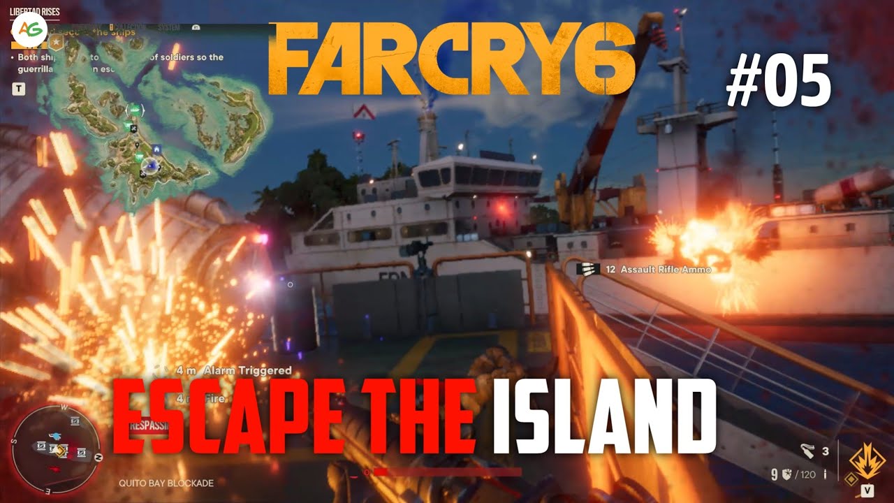 EPIC BATTLE ON SEA & SKY | LIBERTAD RISES FAR CRY 6 HINDI GAMEPLAY #05 ...