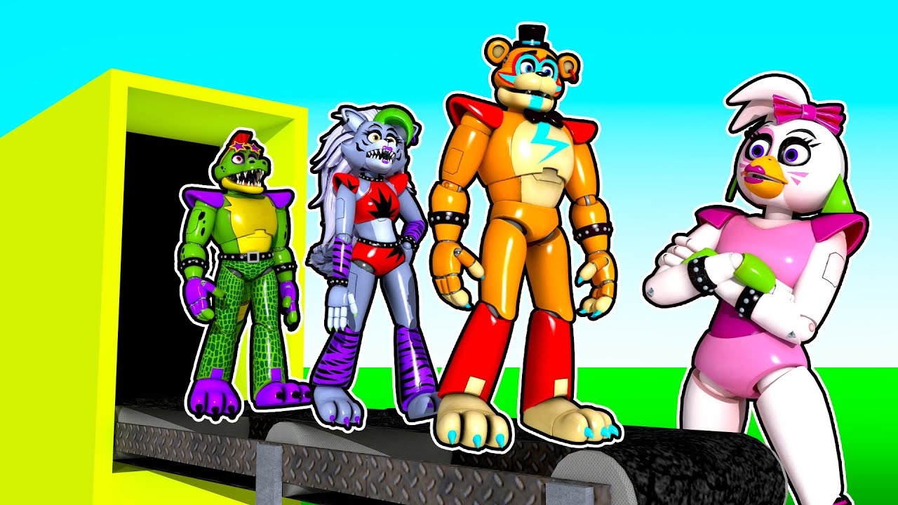 FNAF Security Breach Tycoon in ROBLOX with Glamrock Chica and Funtime ...