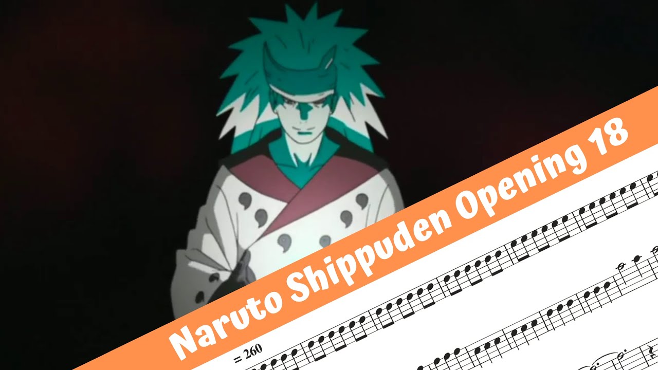 Naruto Shippuden Opening 18 (Flute) - YouTube