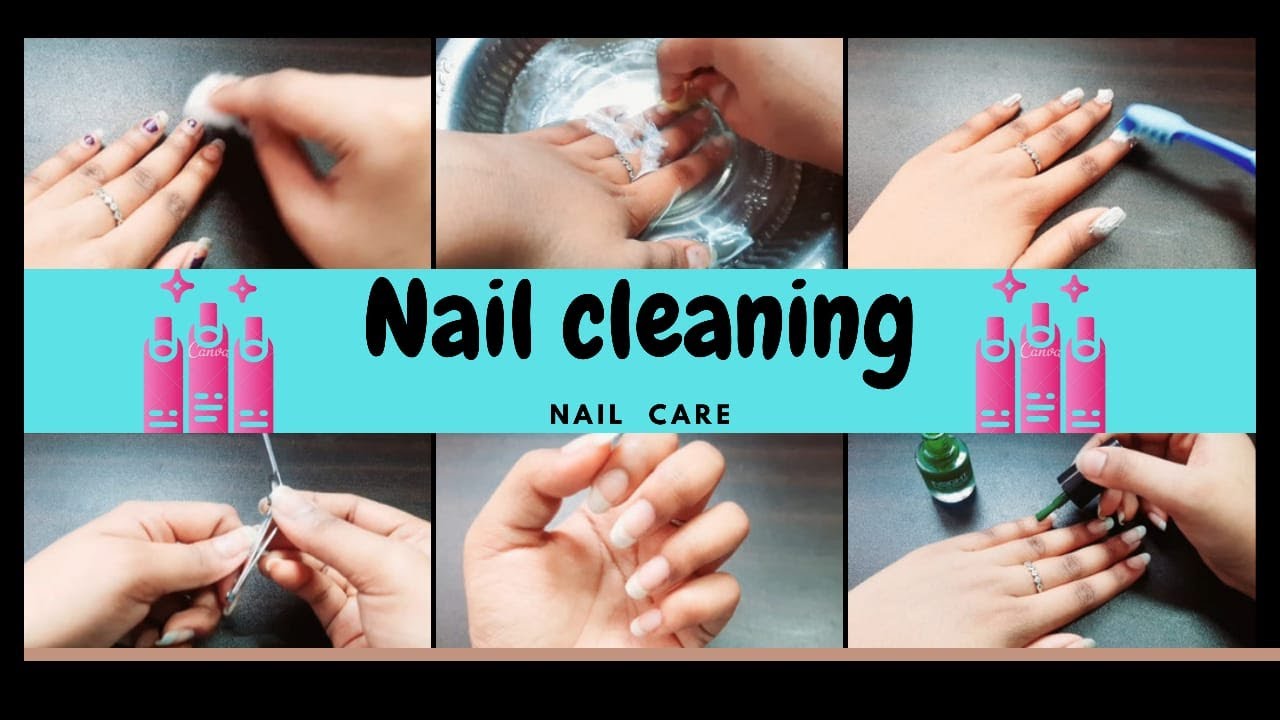 Perfect Nail Cleaning At Home . Nail Care . - YouTube