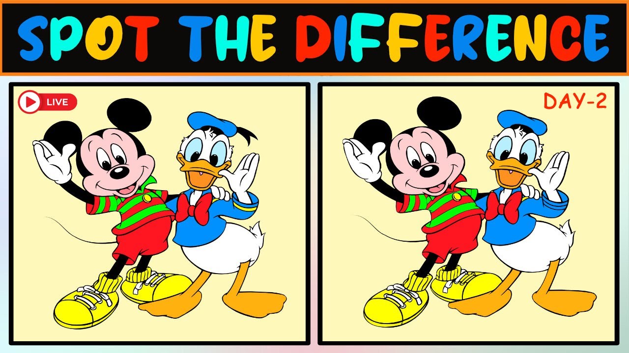Spot The Differences | LIVE | Improve your focus - YouTube