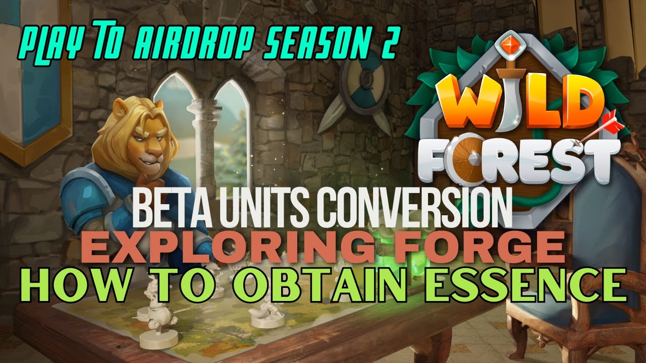 Wild Forest Beta Units Conversion and Forge and get Essence Guide - YouTube
