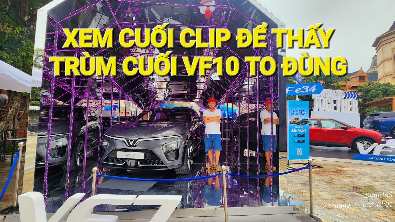 Ôtô điện Vinfast VF10 VF9 VF8 VF7 VF6 VF5 VF4 VF3 trưng bày đủ các phân ...