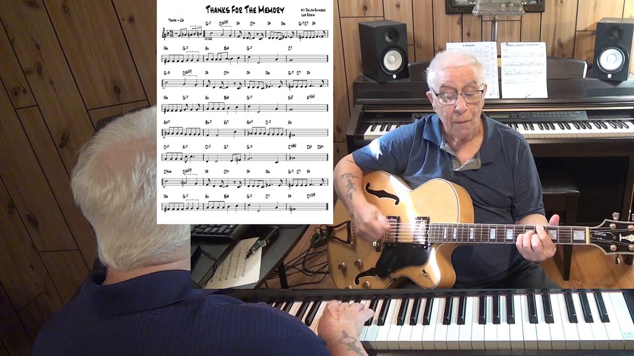 Thanks For The Memory ( TvdH ) - Jazz guitar & piano cover ( Ralph ...