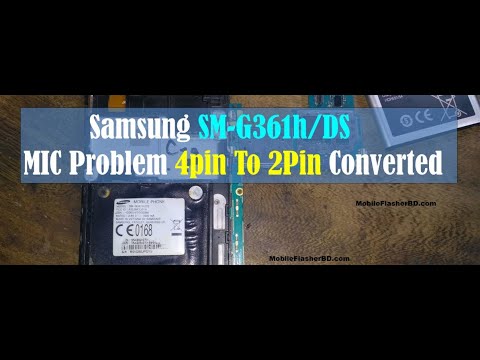 Samsung SM-G361h Mic Jumper ways 4pin to 2Pin Jumper Ways by GSM Free ...