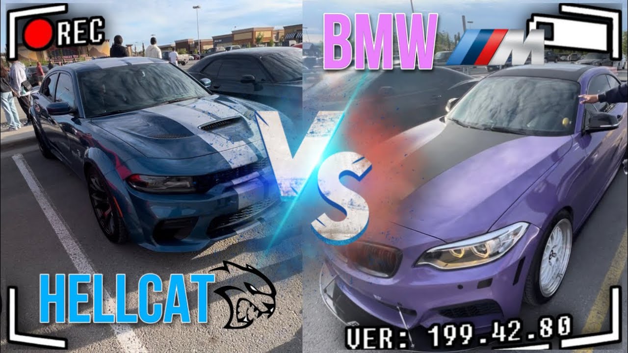 WIDEBODY HELLCAT VS. BMW M2 - YouTube