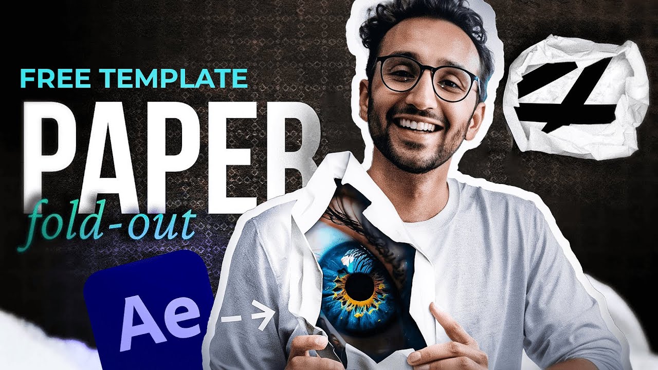 EASIEST Paper Fold-Out animation in After Effects | Like Ali Abdaal ...