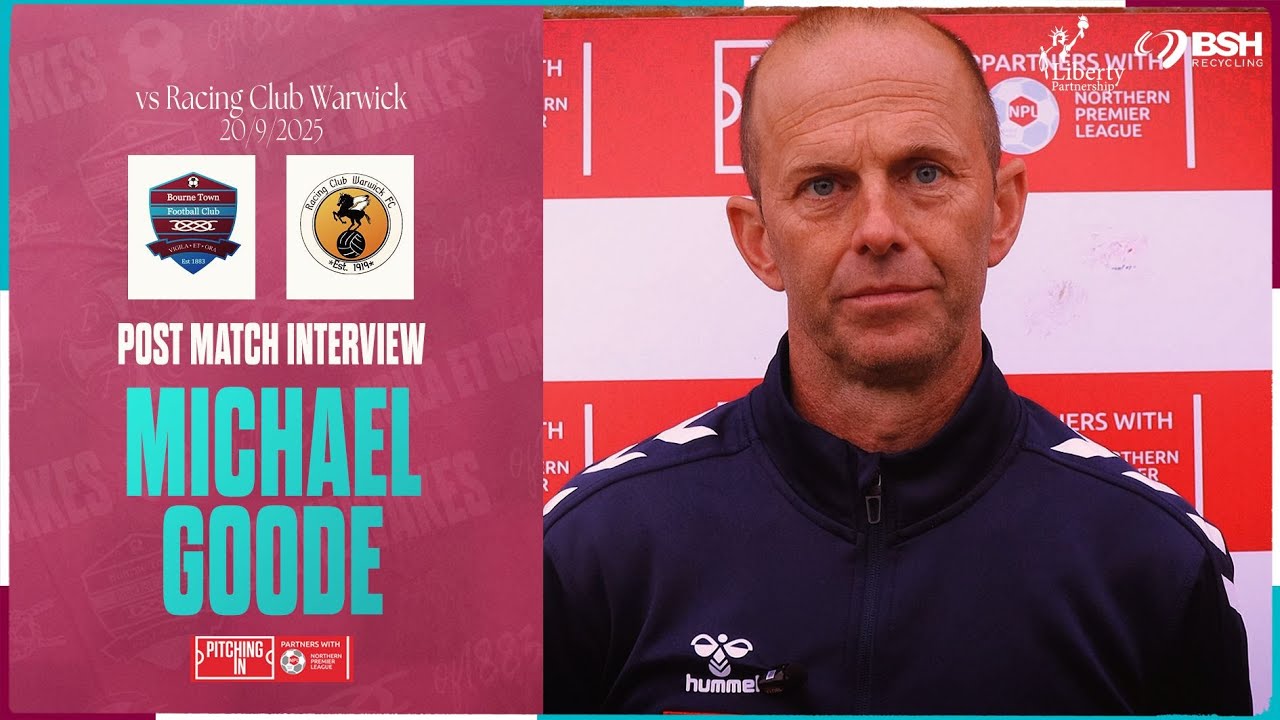 Michael Goode's Post-Match Interview - Racing Club Warwick FC ...