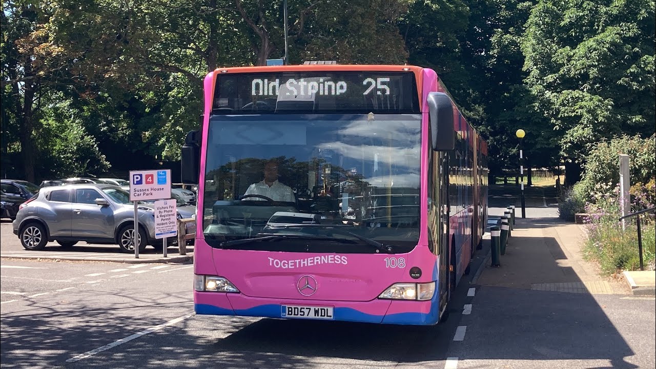 FRV. Brighton & Hove Route 25. Sussex University - Old Steine. Citaro ...