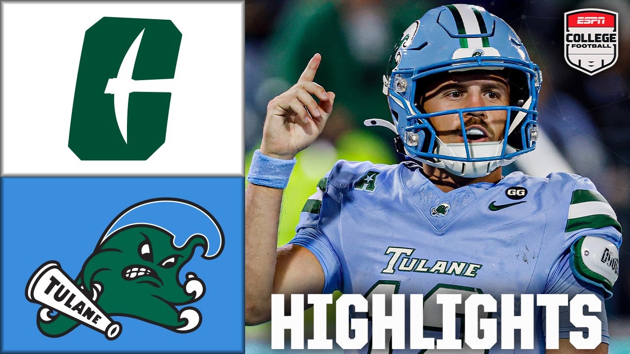 Charlotte 49ers vs. Tulane Green Wave | Full Game Highlights | ESPN ...