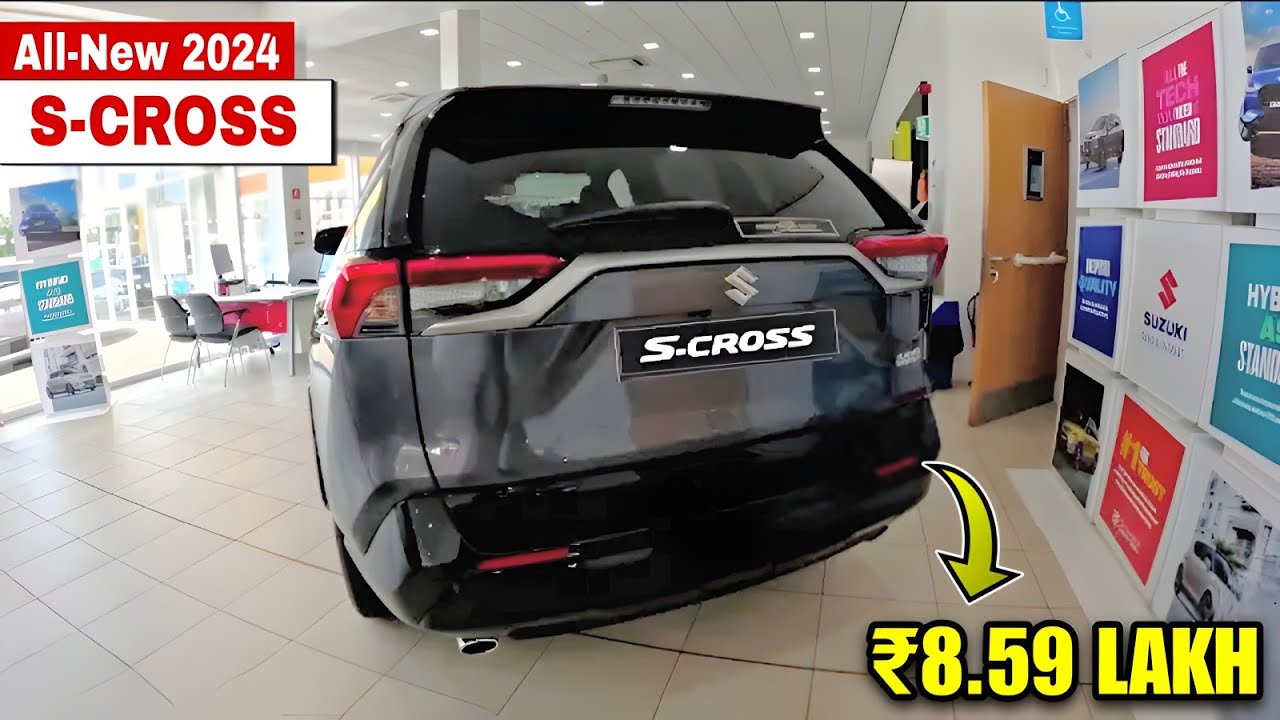 Finally New S cross 2024 Launched 😍| सिर्फ 8. 59 लाख मे 🔥 || - YouTube