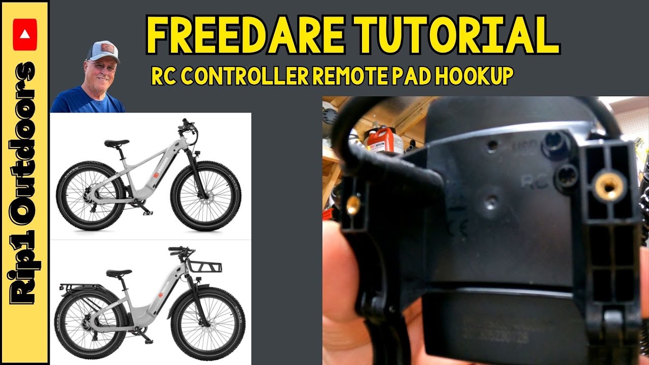 Ebike Tutorial - Mounting the Freedare Controller Remote Pad - YouTube