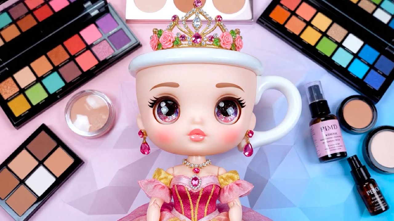 Princess Ballerina Cappuccina Makeup ASMR 🎀 Relaxing ASMR (No Talking ...