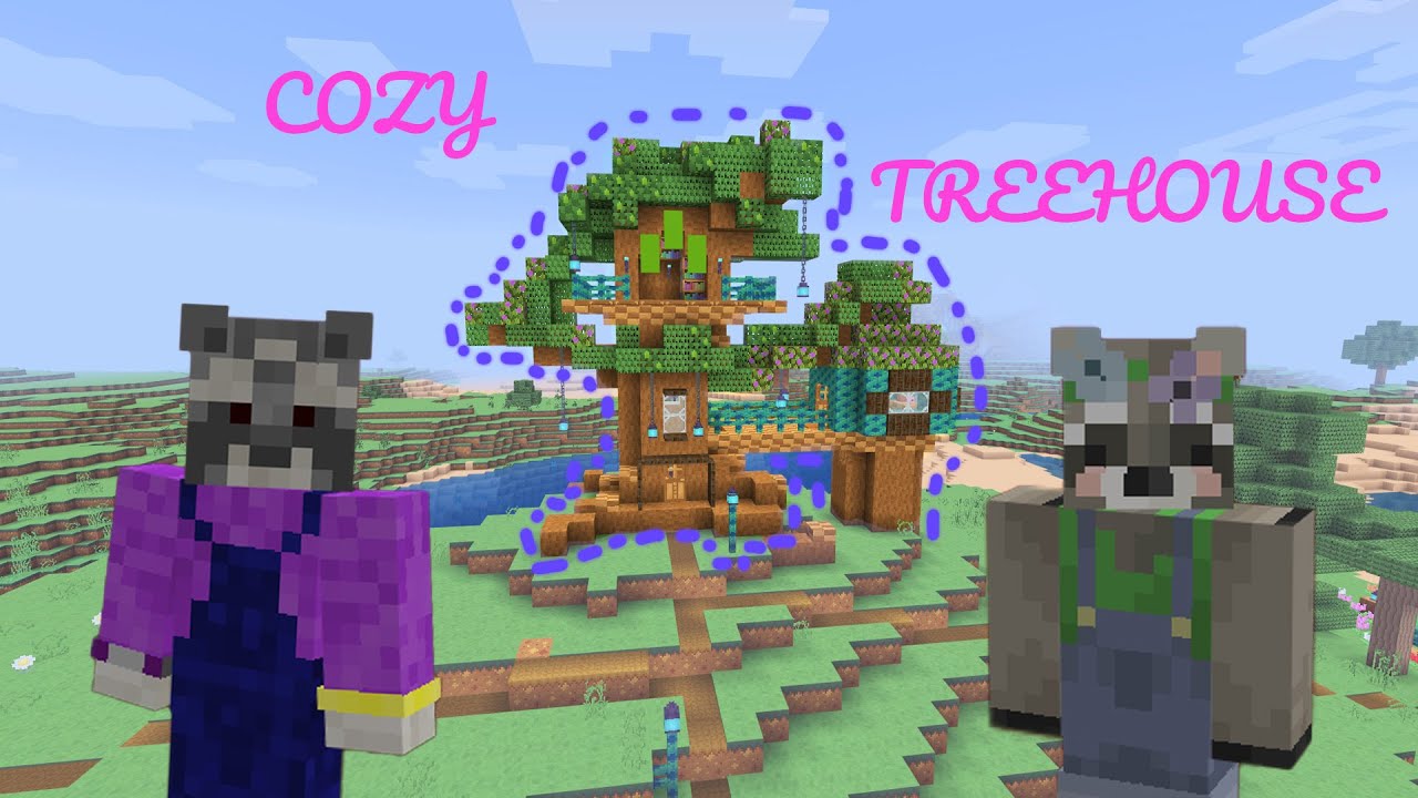 Cozy Treehouse in Minecraft! #shorts - YouTube