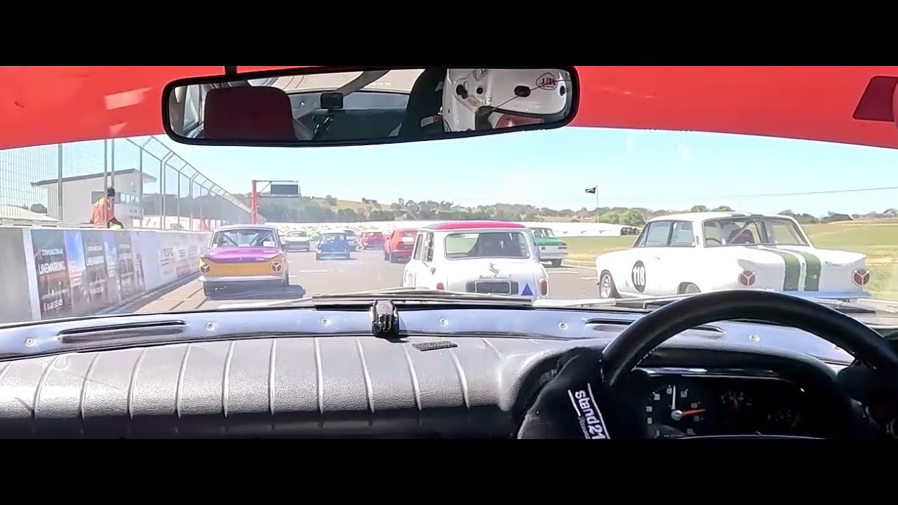 HSRCA One Raceway Feb 2025 Group N Race 4. Volvo 122s - YouTube