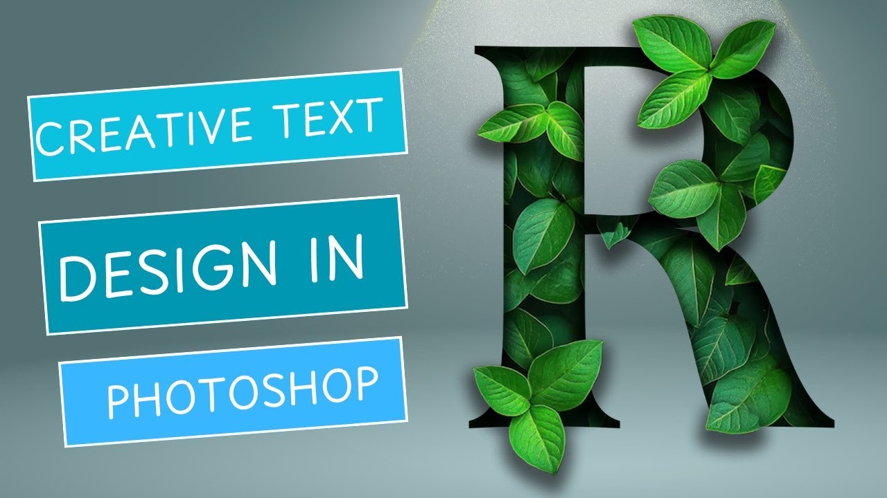 Creative Text Design in Photoshop | Photoshop Text Manipulation | 3d ...