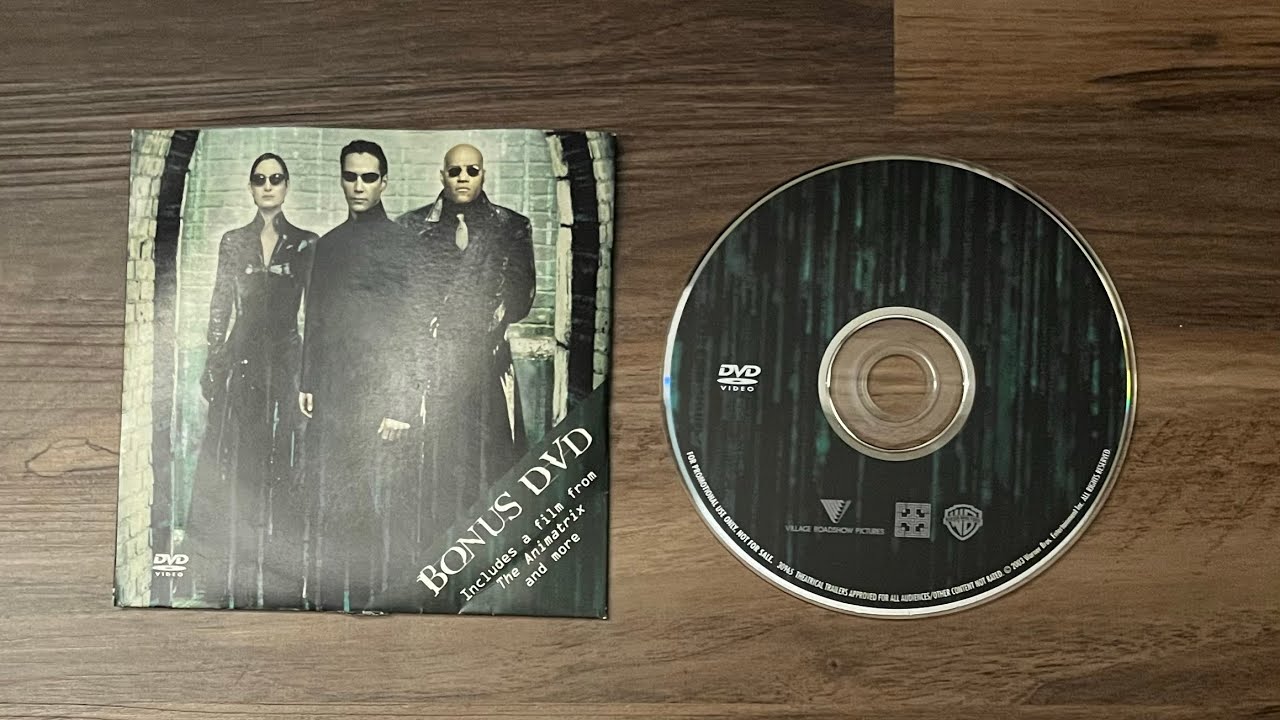Opening To The Matrix: Reloaded Bonus DVD (2003 DVD) - YouTube