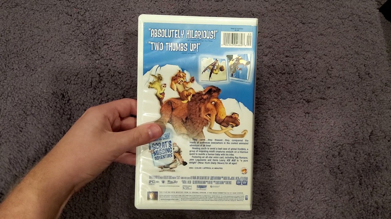 Ice Age (2002): VHS Review - YouTube