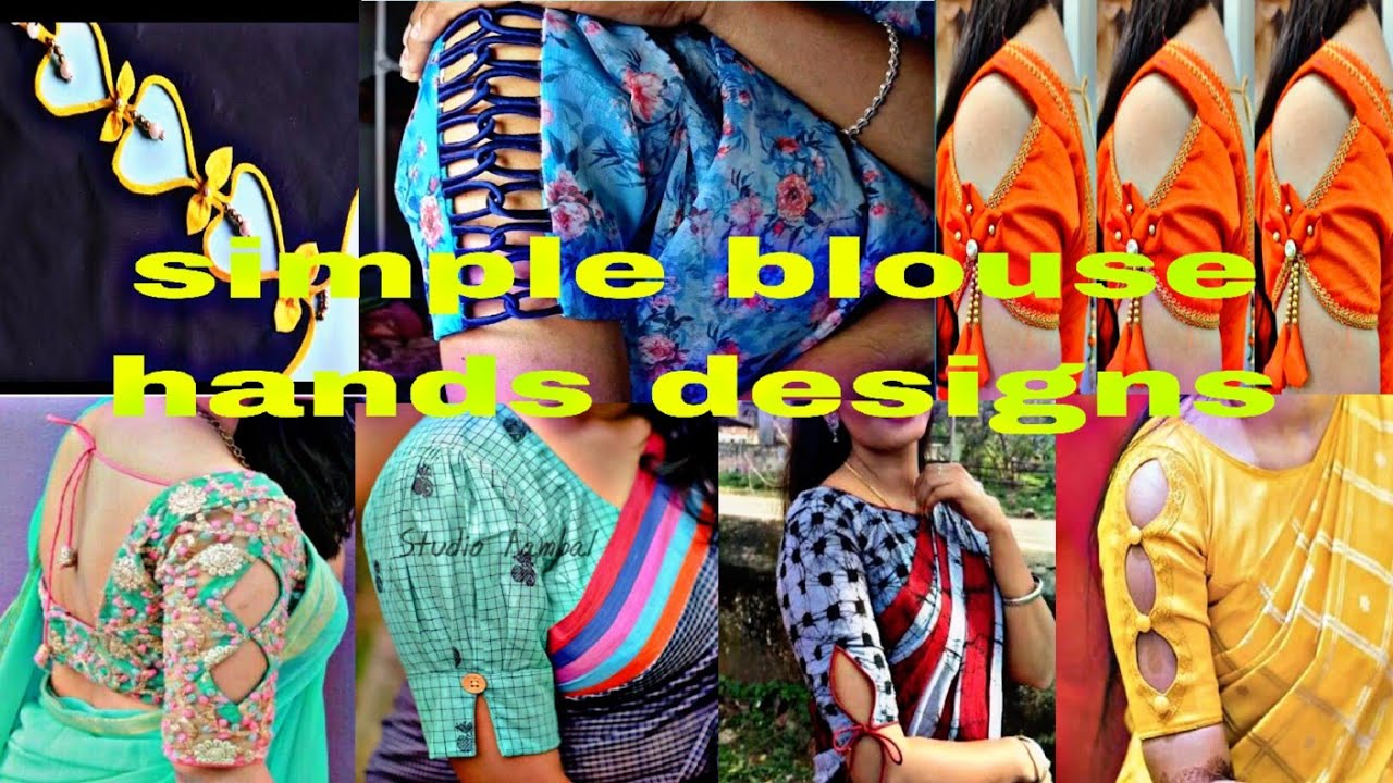 simple blouse hands designs - YouTube