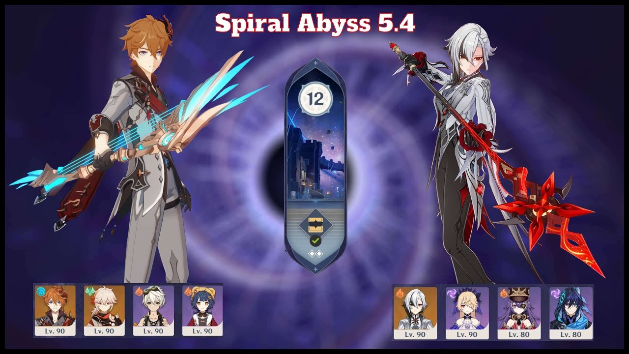 New spiral abyss 5.4 | C1 Childe International & C1 Arlecchino overload ...