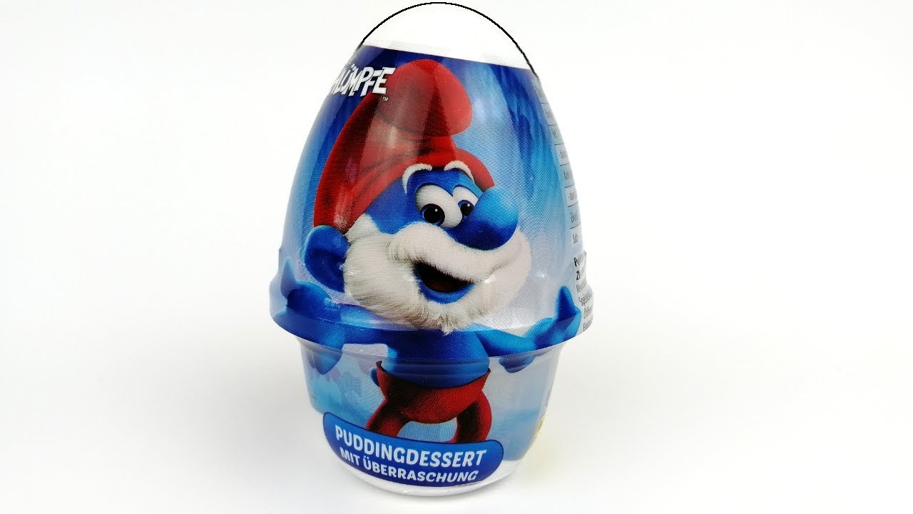 The Smurfs Surprise Egg Papa Smurf Kinder Surprise Toy - YouTube