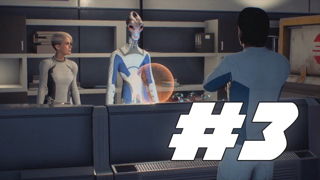 Mass Effect Andromeda: Male Ryder - Part 3 "The Nexus" - YouTube