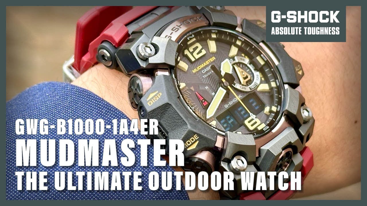Unboxing The Casio Mudmaster G-Shock GWG-B1000-1A4ER - YouTube