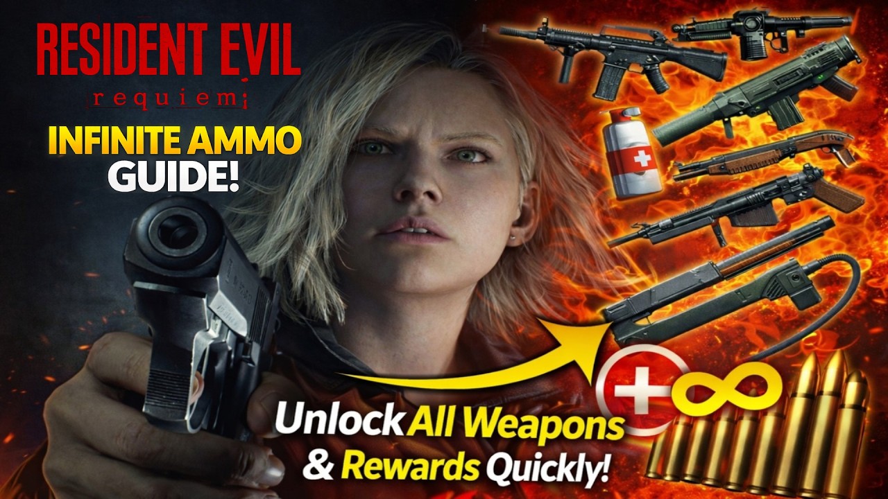 Resident Evil Requiem Infinite Ammo Guide 💥 Unlock All Weapons ...