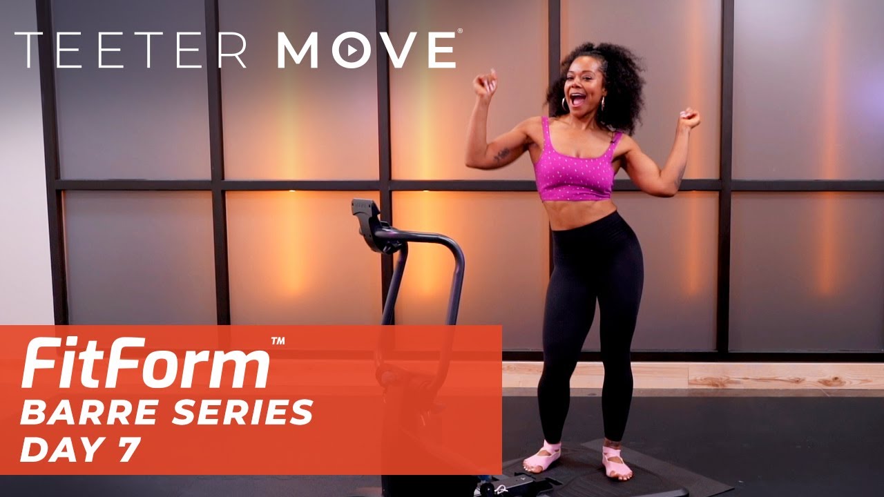 Barre Series - Day 7 | FitForm Home Gym | Teeter Move - YouTube