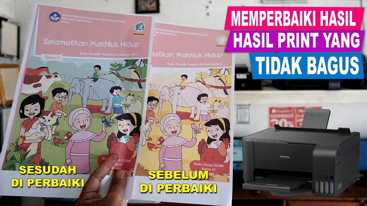 CARA MENGATASI HASIL PRINT YANG BERGARIS ATAU TIDAK BAGUS PADA PRINTER ...