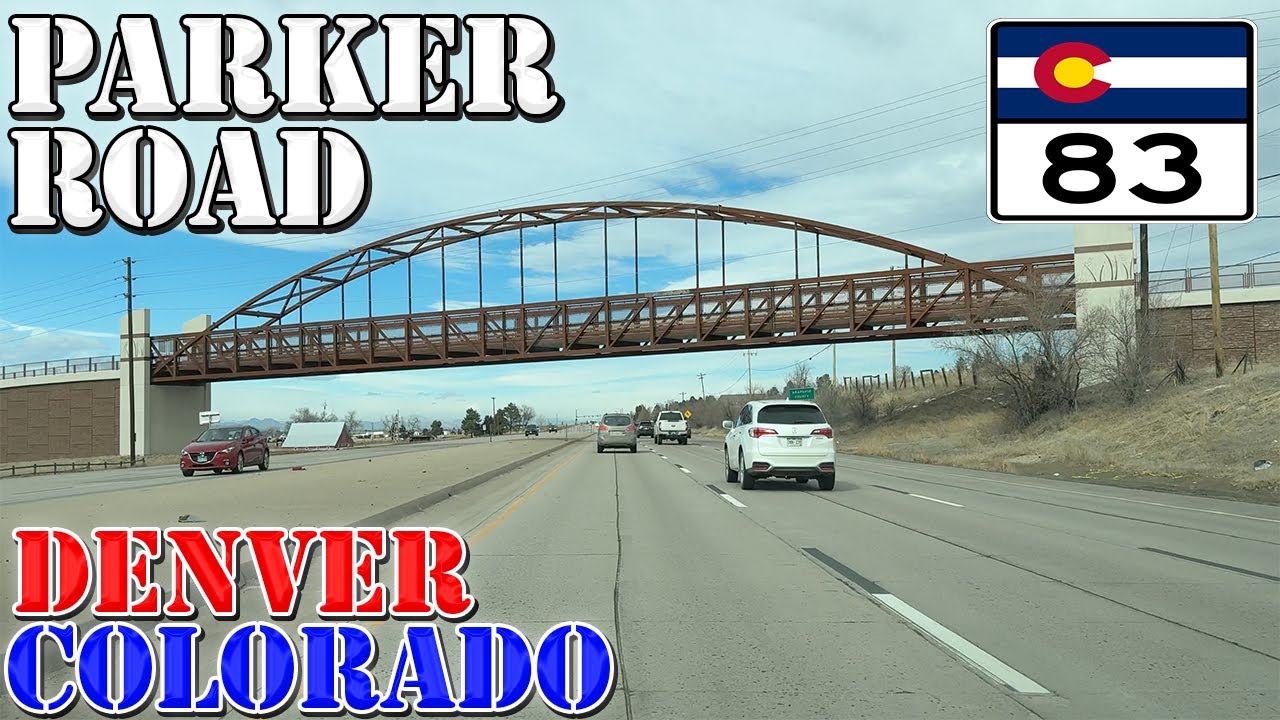 CO 83 North - Parker to Denver - Colorado - 4K Highway Drive - YouTube