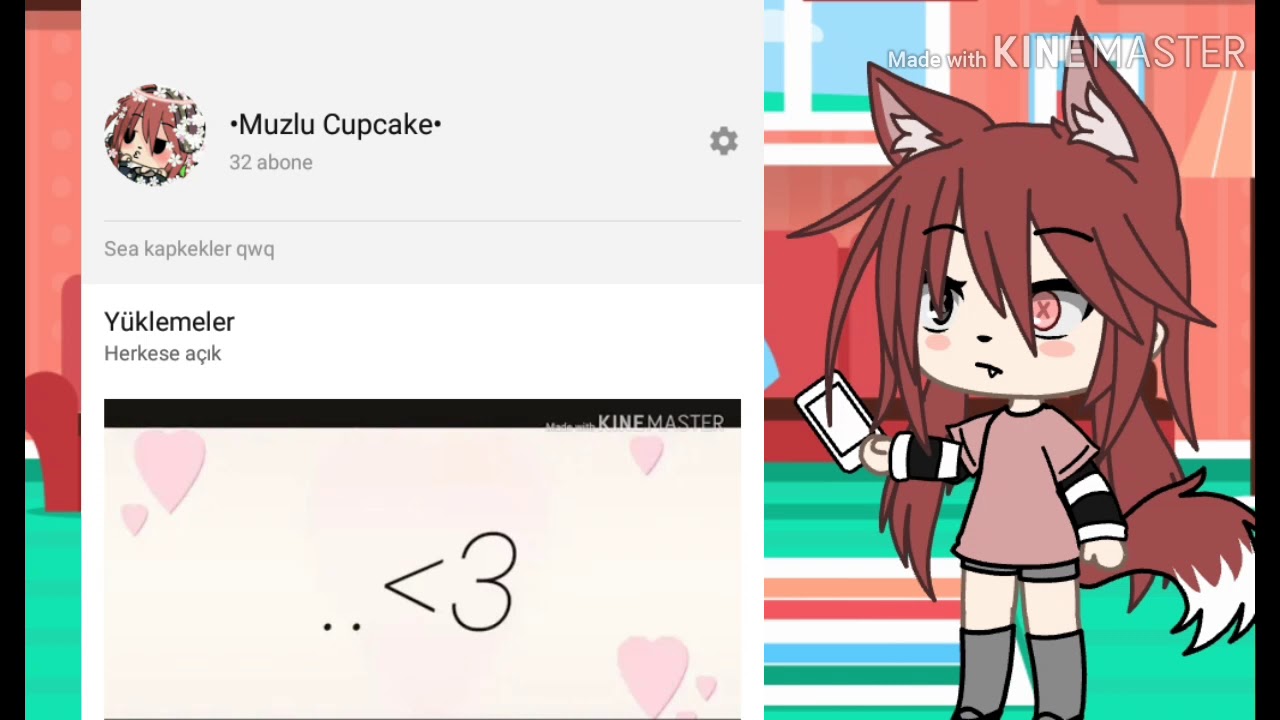 32 aboneye özel ????/Muzlu Cupcake/Gacha Life - YouTube