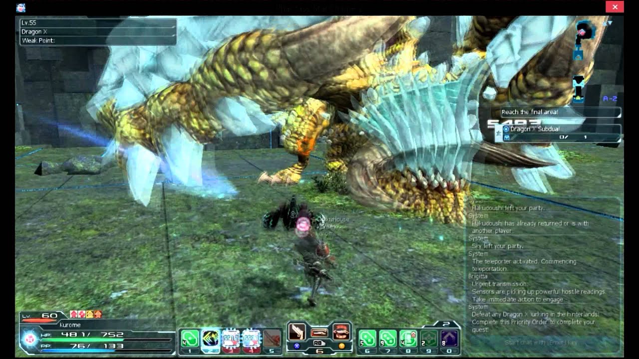 [PSO2 SEA]Gunslash VS DraX - YouTube