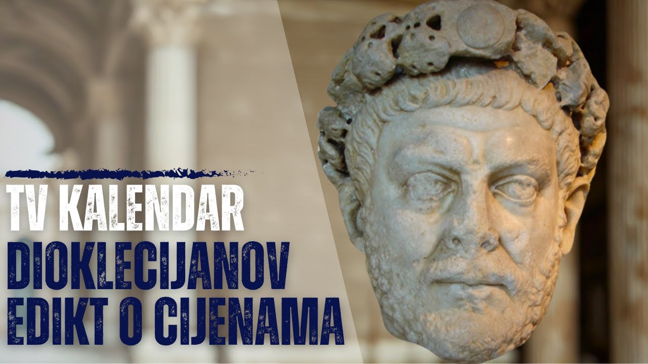TV kalendar: Dioklecijanov edikt o cijenama - YouTube