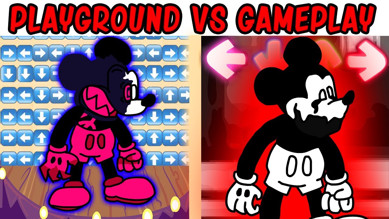 FNF Character Test | Gameplay VS Playground | Corrupted Mickey | Pibby ...