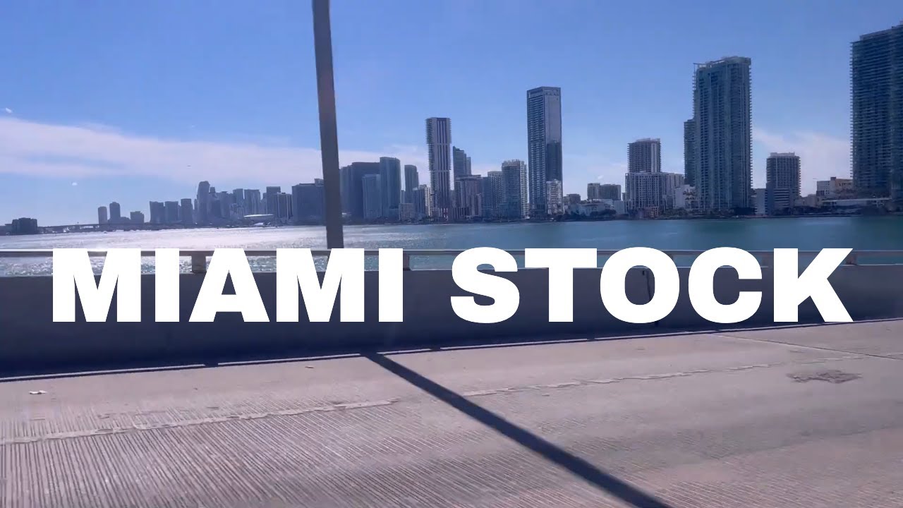 Stock Video Of Miami I-195 Bridge - YouTube