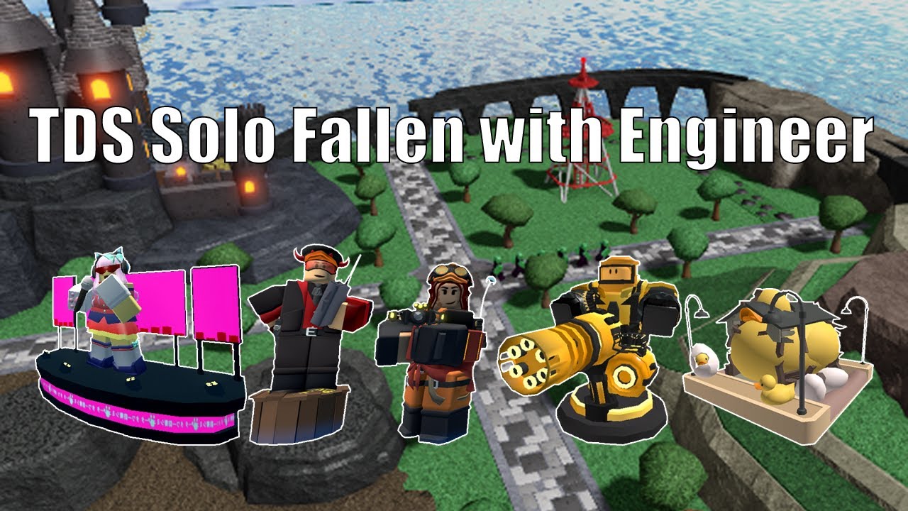 TDS Solo Fallen Crossroads with Engineer (Strategy in Description ...