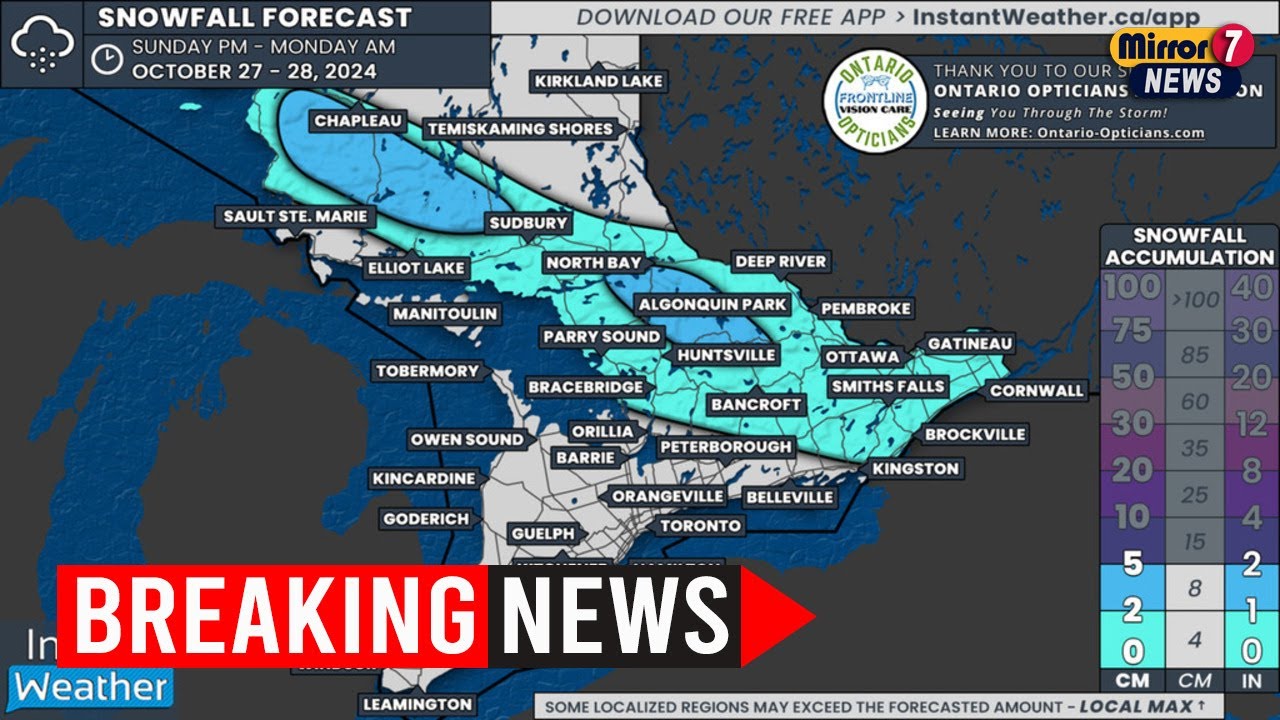 Ontario Faces Spooky Weather as Halloween Approaches - YouTube