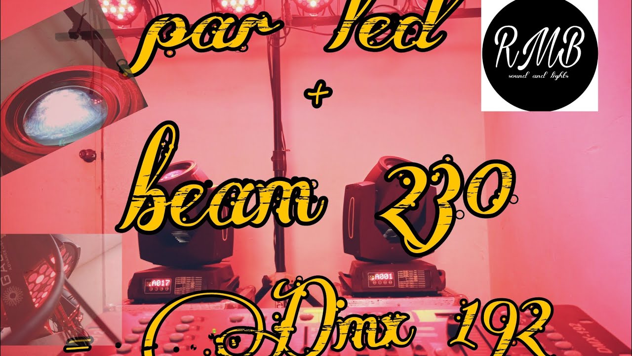 how to program parled with beam 230 in Dmx 192 - YouTube