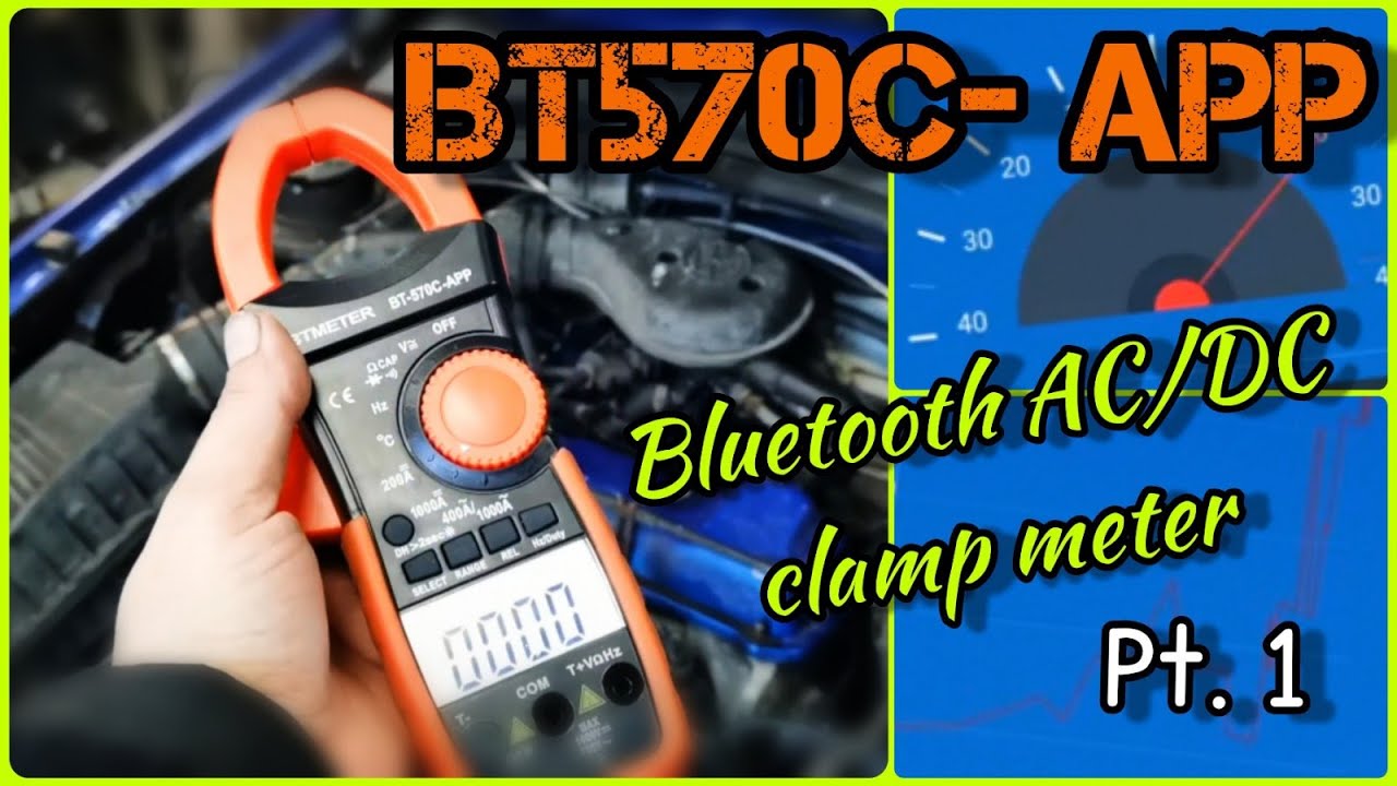 Распаковка и обзор токовых клещей с Bluetooth BT-570C-APP - YouTube