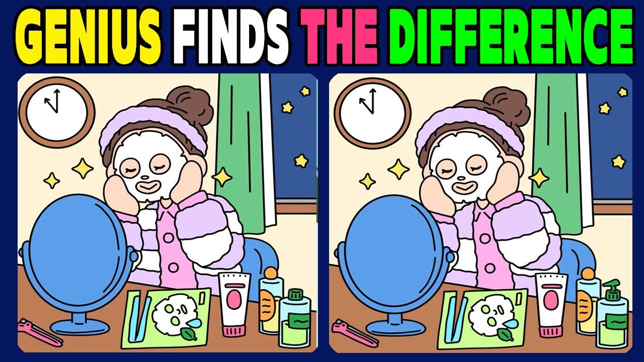 Find the Difference: 3% Genius Can Find The All Differences 【Spot the ...