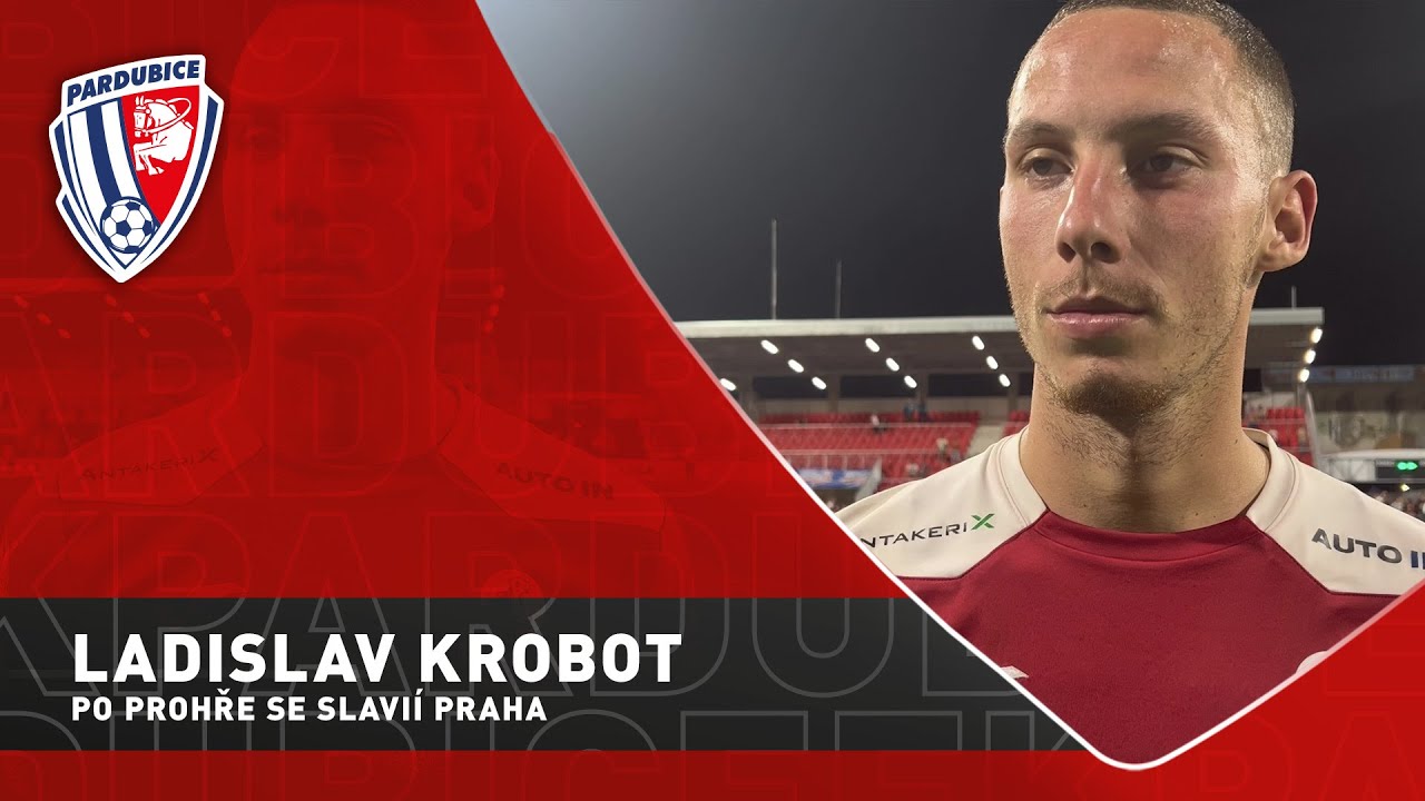 Ladislav Krobot hodnotil zápas proti Slavii Praha - YouTube