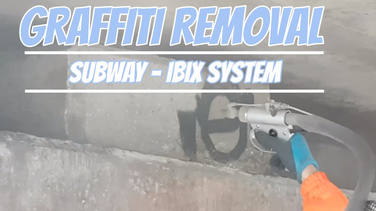 Subway/Underpass Graffiti Removal | Ibix Helix 25 - YouTube