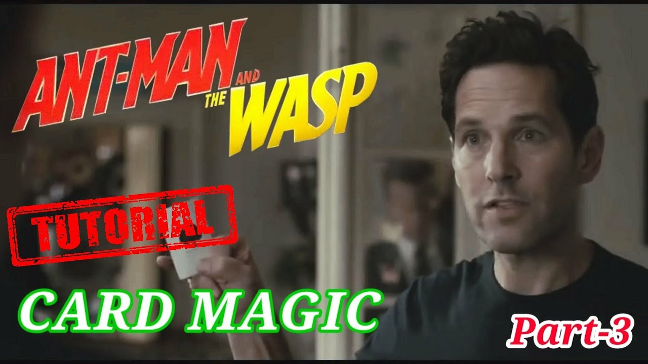 Ant man and the wasp magic trick tutorial / Part 03 / #antmancardtrick ...