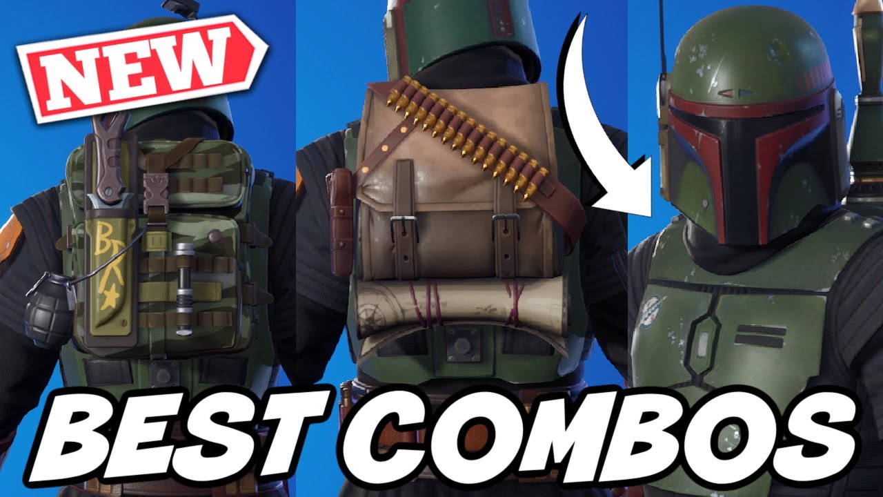 BEST COMBOS FOR *NEW* BOBA FETT SKIN (BOBA FETT BUNDLE)! - Fortnite ...